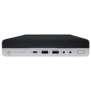 HP EliteDesk 800 G4 Mini Business Desktop - 8th Gen Intel 6-Core i7-8700T Processor up to 4.00 GHz, 16GB Memory, 512GB Solid State Drive, Intel UHD Graphics 630, Windows 10 Pro (64-bit) (Renewed)