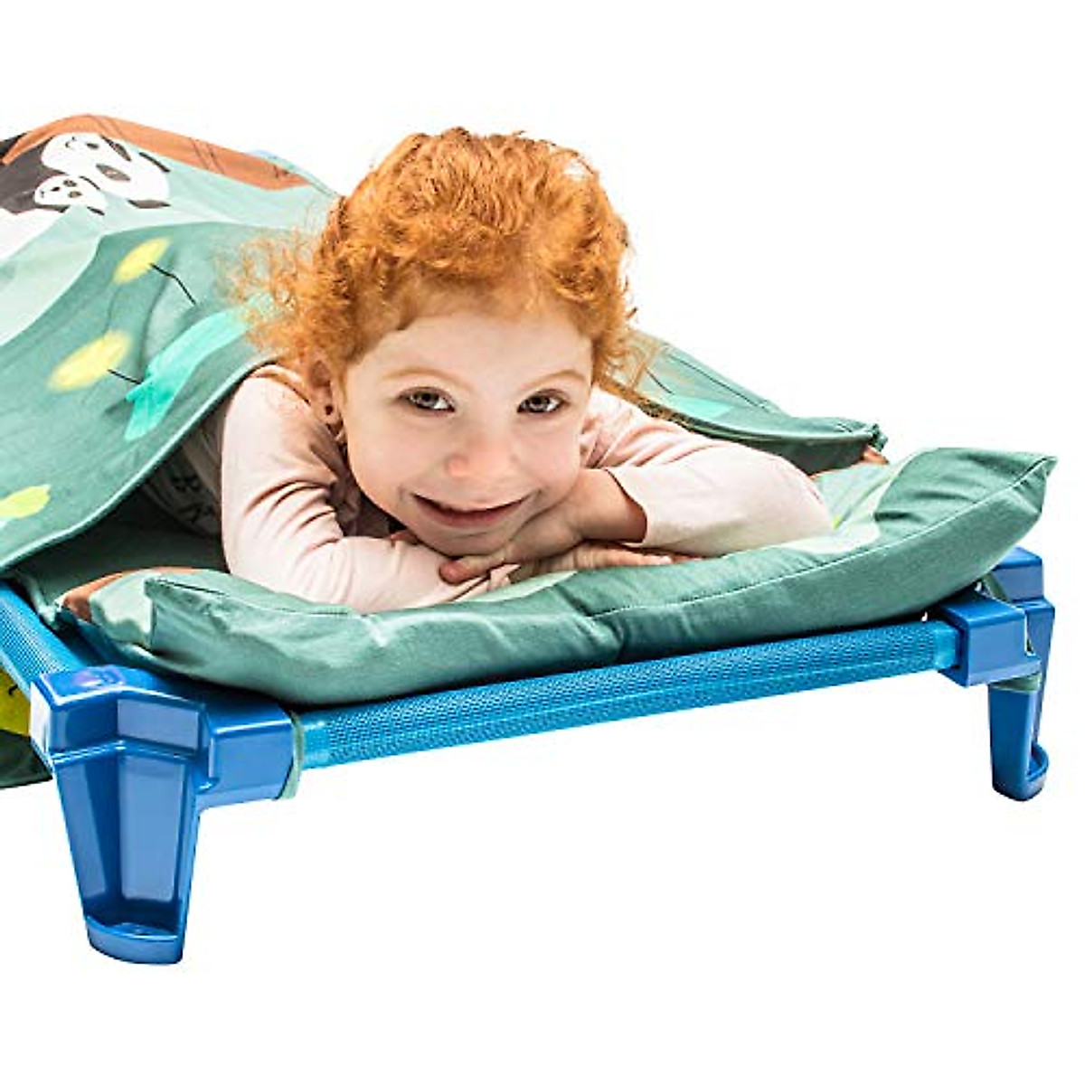 Panda - Organic Cotton Nap Mat for Daycare and Preschool - 50 x 21 INCH (2 to 4 Years)