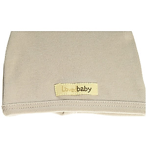 L'ovedbaby Unisex-Baby Newborn Organic Cute Cap, Seafoam, 0/3 Months