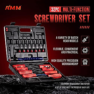 screwdriver bit set (32PC Screw Driver Set)
