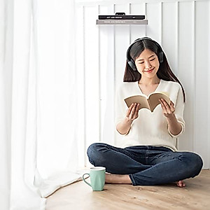 Zerodeko Floating Bookshelf Iron Floating Shelves Invisible Wall Mounted Bookshelf Hidden Wall Floating Book Shelf Metal Shelves Holder for Home Office Classroom Library