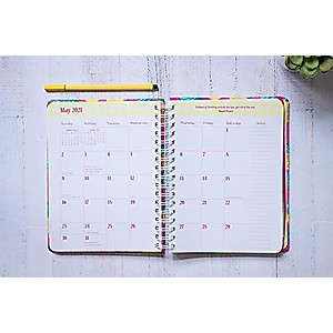 Posh: Deluxe Organizer 17-Month 2020-2021 Monthly/Weekly Planner Calendar: Lemondrops