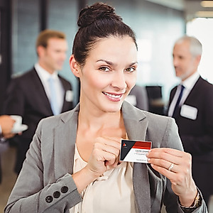 200 Pcs Pin Style Name Badge Holders ID Name Tags with Pins Clear Plastic Badge Holder with Inserts ID Card Plastic Name Badge Sleeve, 2.44 x 3.58 Inch (Silver Clip)