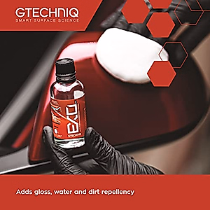 Gtechniq - EXO Ultra Durable Hydrophobic Coating v4 - Protect Your Paint, Add Gloss, Repel Contaminants, Resists Chemicals, Get Rid of Water-Spots (30 milliliters)