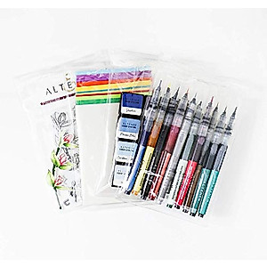 Altenew Medium Plastic Storage Pouches, Luscious, Thick, Zipper Included, Crafter's Organizing Supplies, 25 Count