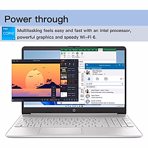 HP 2023 Newest 15.6" Touchscreen Laptop, 12th Gen Intel i3-1215U(Up to 4.4GHz, Beats i5-1135G7), 8GB RAM, 256GB SSD, Intel UHD Graphics,11 H Battery Life, Bluetooth, Wi-Fi, HDMI, Win 11 Home S