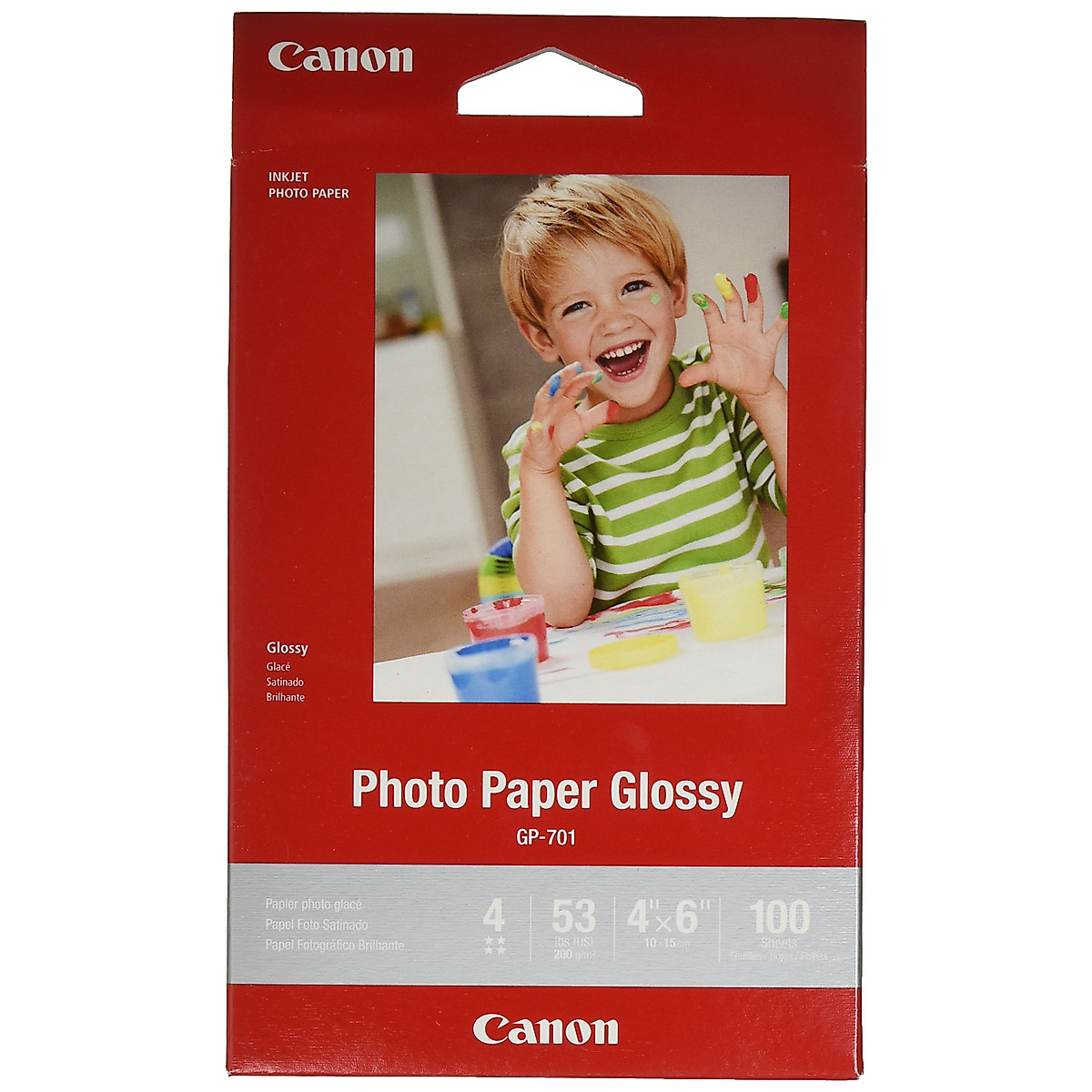 CanonInk Glossy Photo Paper 4"x 6" 100 Sheets (1433C001)