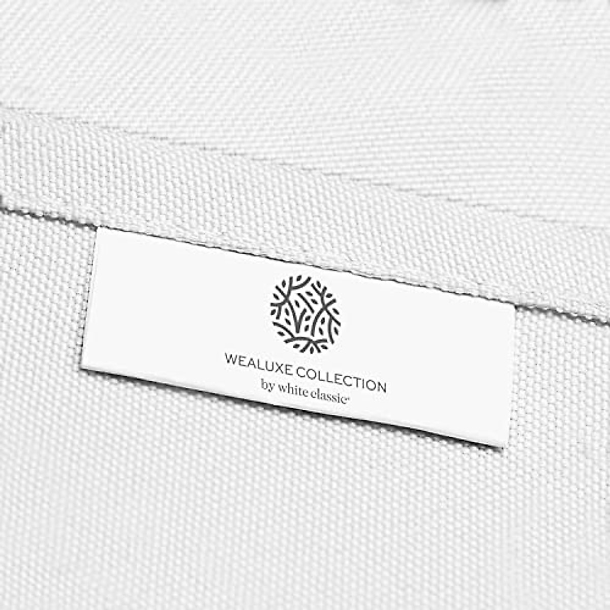 [2 Pack] White Round Tablecloths 90 Inch [Perfect Size for 30-60 Inch Tables] Premium Quality Textured Washable Polyester Fabric 90" Table Cloth White