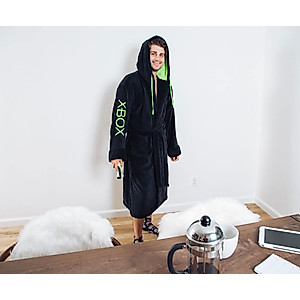 Xbox Gamer Unisex Hooded Fleece Robe for Adults | One Size Fits Most