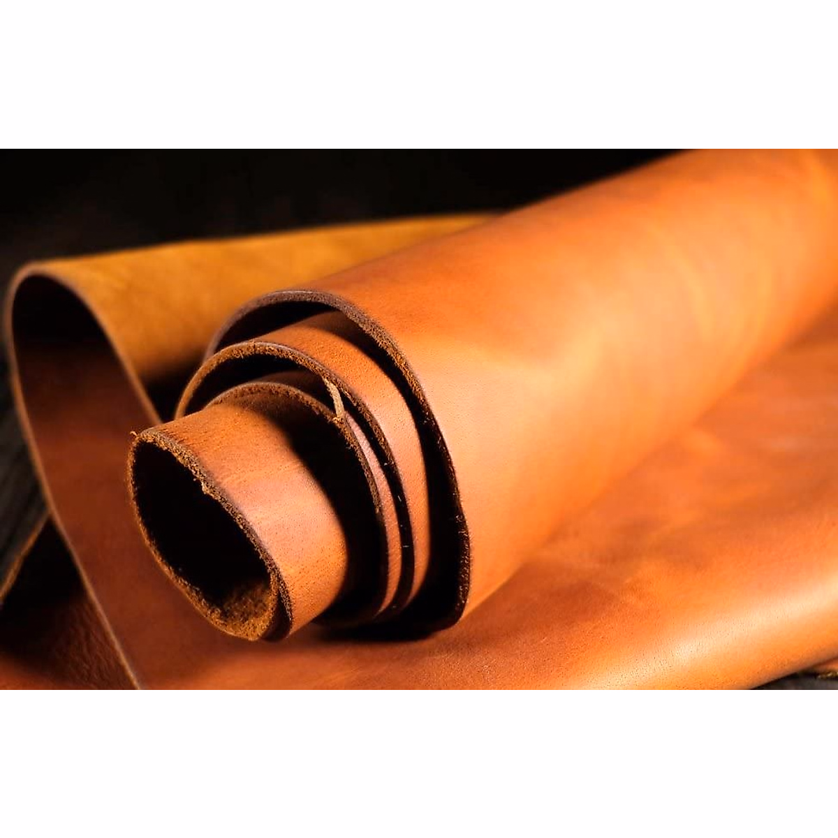 The Tannery Finished Full Grain Cow Genuine Leather Hides Crafts | Home Decor Leather Crafts Tooling Sewing Hobby Workshop Crafting Leather Hides Bourbon Brown 12x12