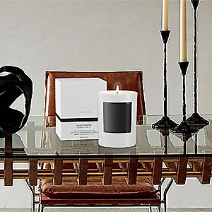 ESNA HOME Leblanc Leather & Tobac Premium Aromatherapy Scented Candles | Mom Will Love | All Natural Essential Oils Soy Candles | 8.8oz 50 Hours Long Burning | Premium Votive Candle Mother’s Day