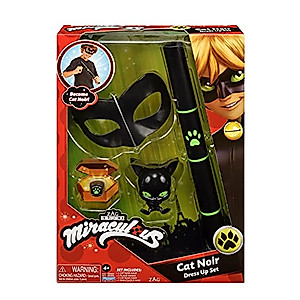 Miraculous: Tales Of Ladybug And Cat Noir Cat Noir Role Play Set Cat Noir Costume Kids Fancy Dress Set Mask And Accessories Ladybug Superhero Costumes For Girls And Boys