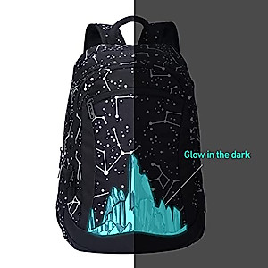 UNIKER Constellation School Backpack for Teen Girls,Space Backpack Boys,Schoolbag for Preteen,Bookbag for Middle School,16.5 Inch Laptop Backpack for 14 Inch Laptop