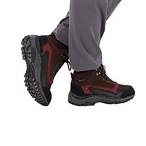 Haglofs Skuta Mid Proof Eco Women's Waterproof Walking Boots - SS23-8.5 - Red Maroon Red Barque 4gx