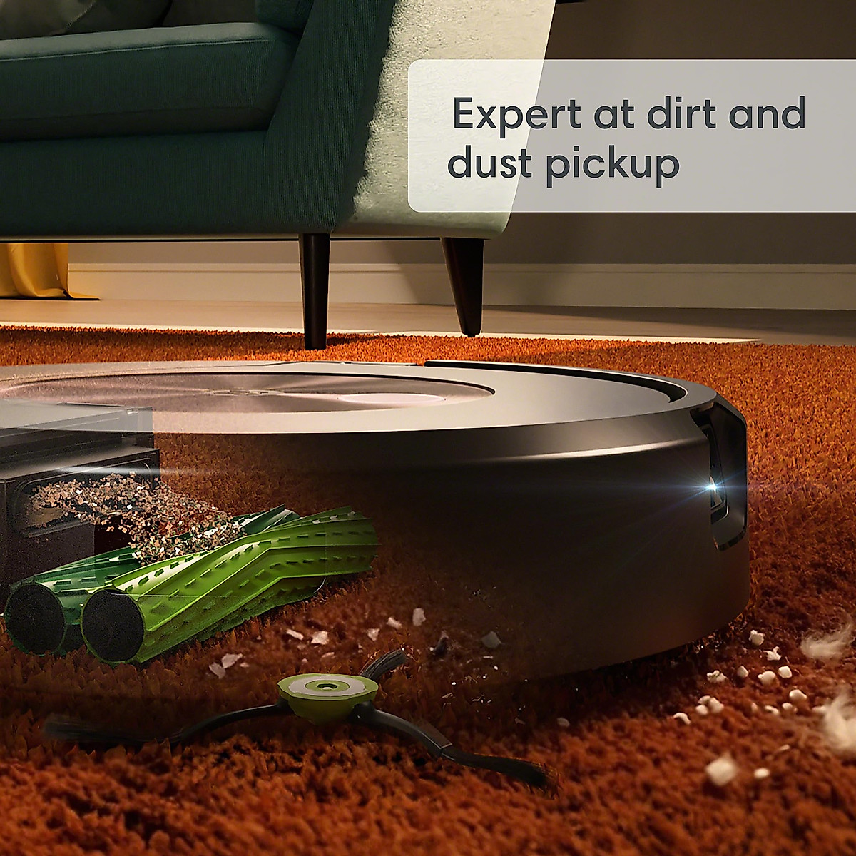 iRobot Roomba Combo j9+ Self-Emptying & Auto-Fill Robot Vacuum & Mop – Multi-Functional Base Refills Bin and Empties Itself, Vacuums and Mops Without Needing to Avoid Carpets, Avoids Obstacles​
