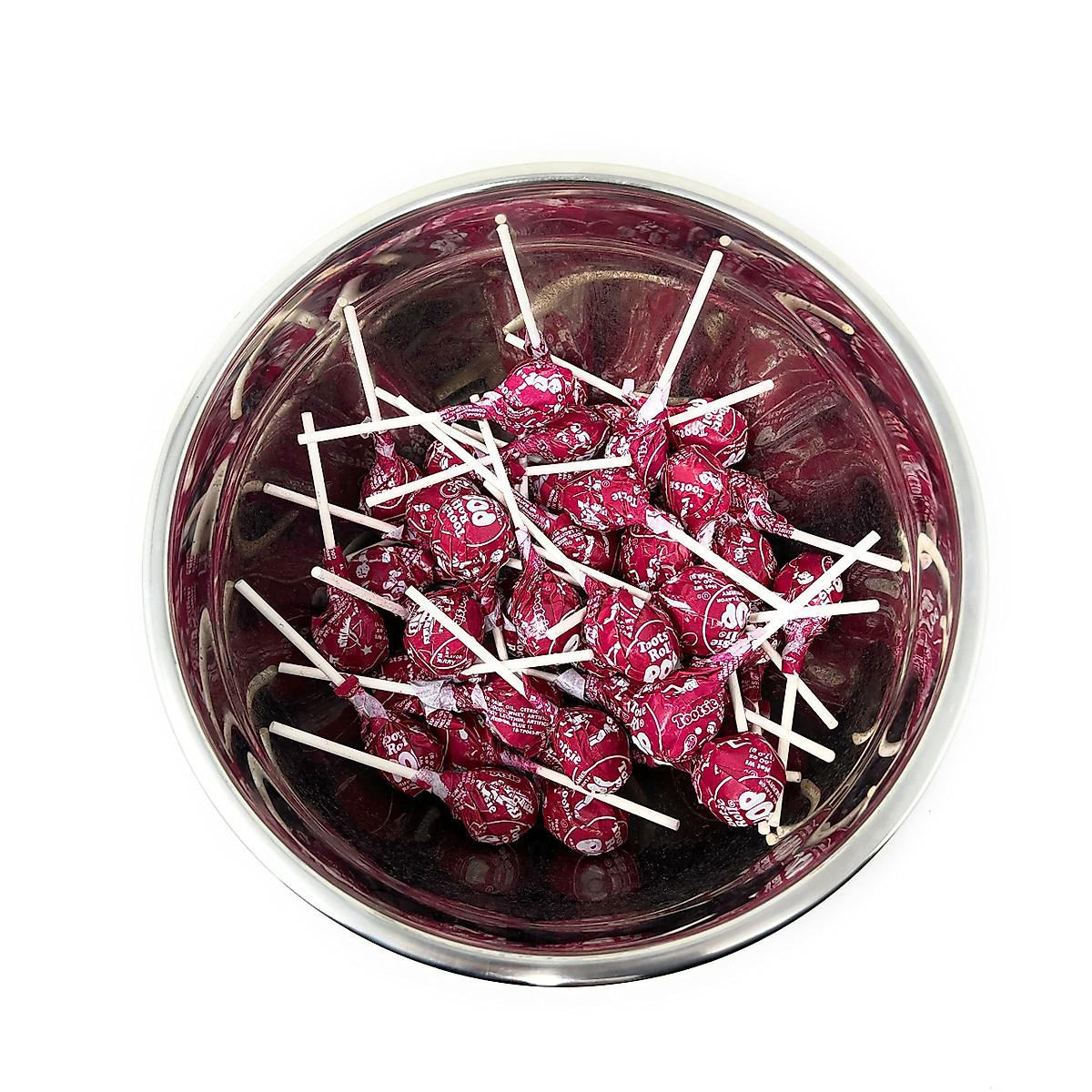 Red Raspberry Tootsie Pops Bulk Candy 50+ Count Lollipops Suckers Variety Value Pack Aprox. 2.25 lbs (36 Oz)
