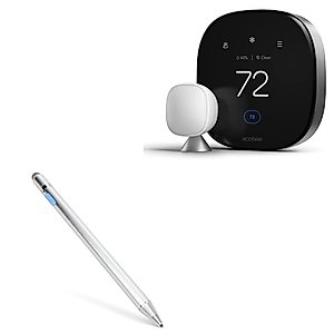 BoxWave Stylus Pen Compatible with Ecobee New Smart Thermostat Premium - AccuPoint Active Stylus, Electronic Stylus with Ultra Fine Tip - Metallic Silver