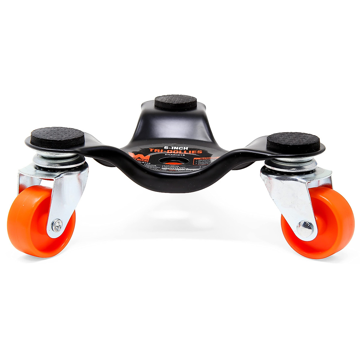 WEN DL6165 6-Inch 165-Pound Capacity Furniture Moving Tri-Dolly Set (4 Pack) , Black