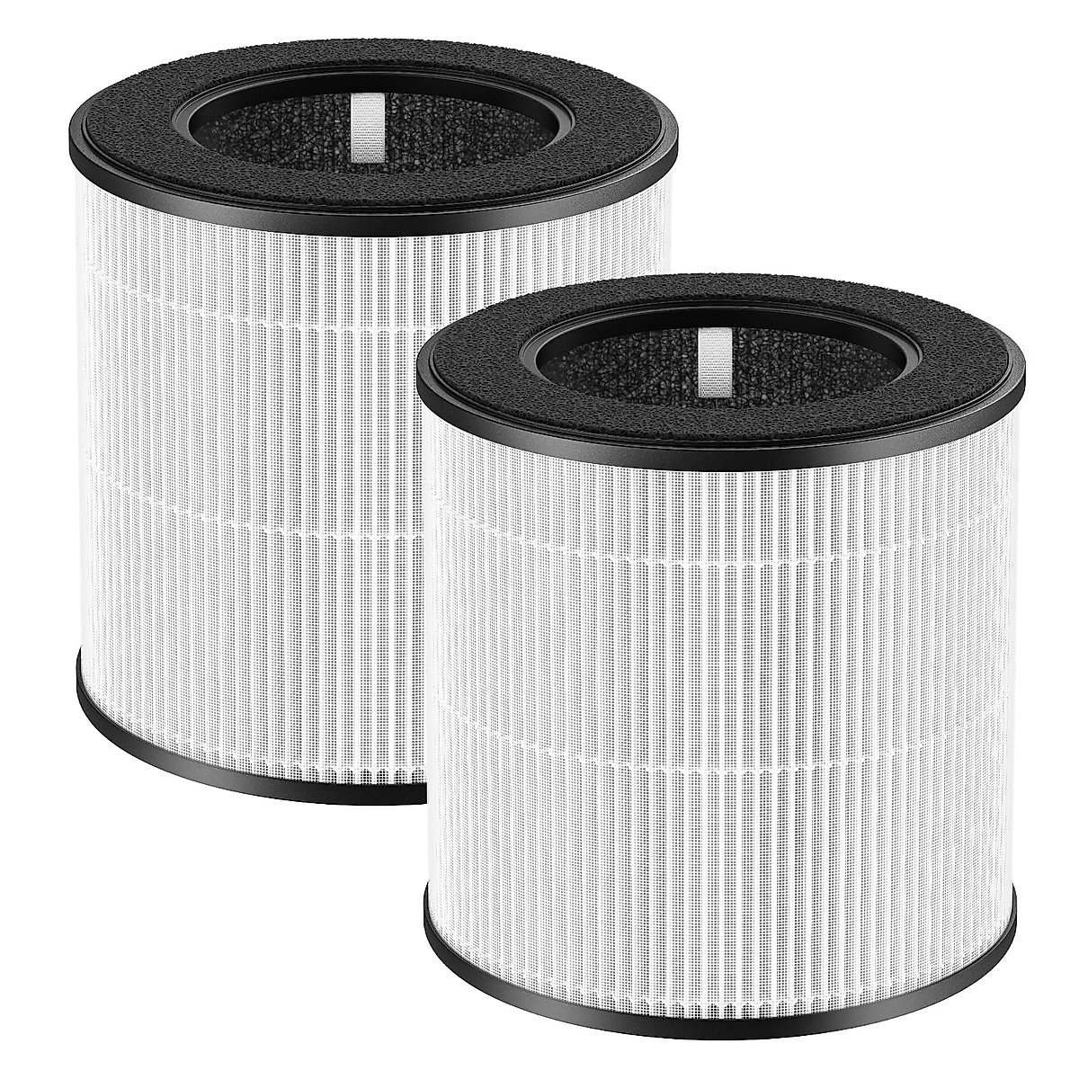 D10 Replacement Filter Compatible with Tailulu D10 HEPA Air Purifier, 3-in-1 H13 Grade True HEPA Replacement Filter, 360 Rotating D10 Filter, 2 Pack