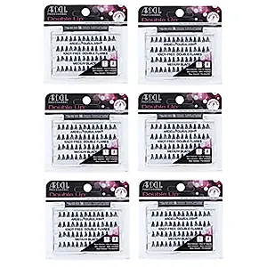 Ardell Double Individuals Knot Free Double Flares Black Med (6 Pack)