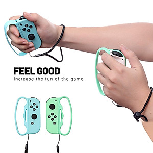 ECHZOVE Nintendo Switch Animal Crossing Accessories, Switch Animal Crossing Wrist Straps and Switch Animal Crossing Boxing Grips