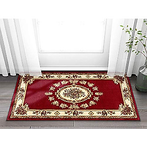 Well Woven Timeless Le Petit Palais Red Traditional Area Rug 2'3" X 3'11"