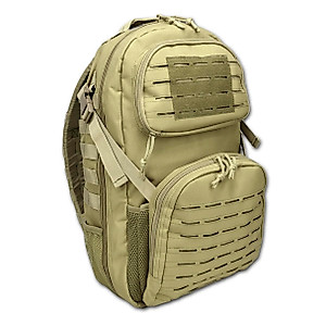 Lightning X Stocked Modular Trauma & Bleeding First Aid Responder Medical Backpack + Kit (Red w/Hydration Bladder)