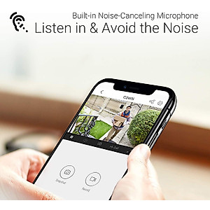 EZVIZ Security Camera Outdoor 1080P WiFi, 100ft Night Vision, Weatherproof, Smart Motion Detection Zone, 2.4GHz WiFi Only(C3WN)