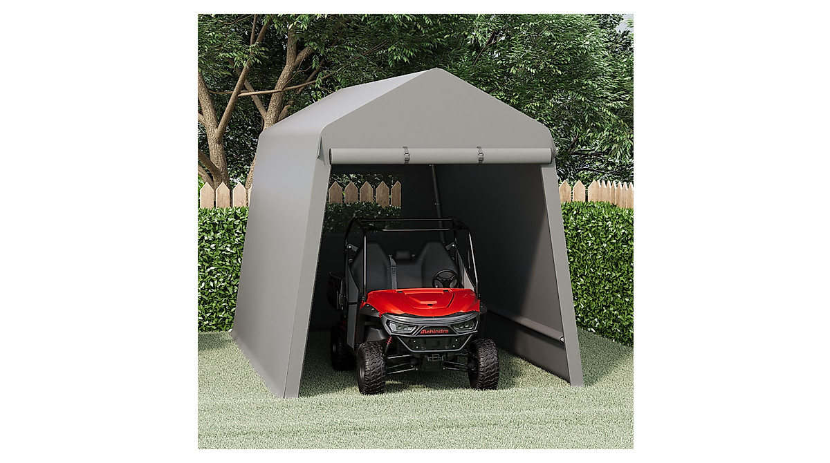 7x12 FT Outdoor Storage Tent - Waterproof & Durable