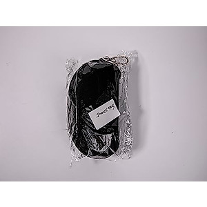 MoKo Storage Case for Safety Sunglasses, EVA Semi Hard Shell Sunglasses Case with Belt Clip, Scratch-Resistant Protective Eyeglasses Carrying Case, Black