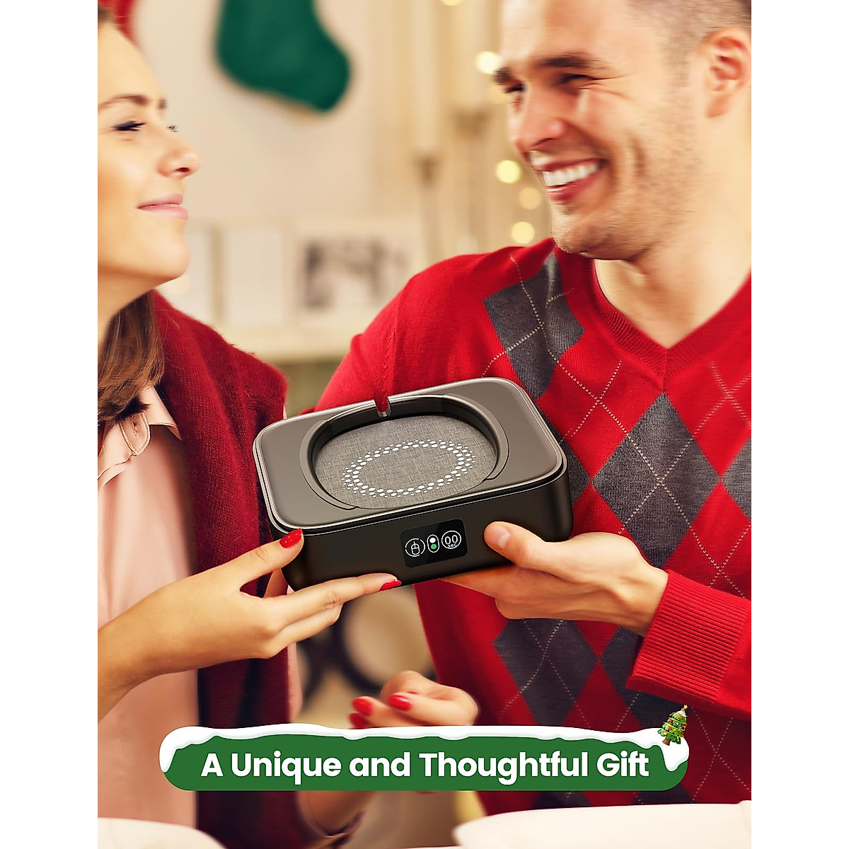 Meatanty Mouse Mover Undetectable, Super-Silent Mouse Jiggler Device Move Randomly, Automatic Wiggler Shaker Giggler, Adjustable Interval Timer, Keep Computer Laptop Active for Office Home Remote Work