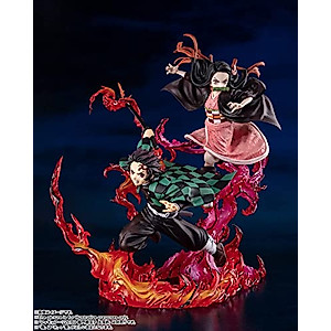 TAMASHII NATIONS - Demon Slayer: Kimetsu no Yaiba - Tanjiro Kamado Total Concentration Breathing, Bandai Spirits FiguartsZERO Collectible Statue