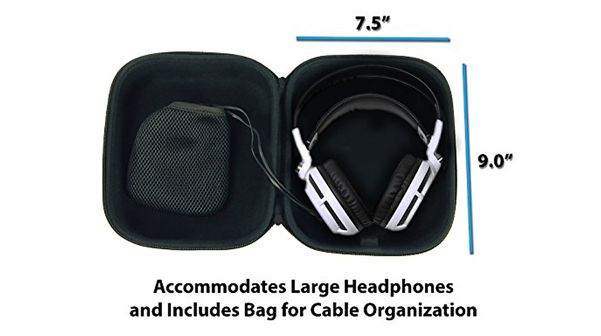 Protective CASEMATIX Travel Case for Astro A50 Headset