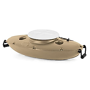 CreekKooler - Outdoor Insulated Floating Cooler - 30 Quart - Beige