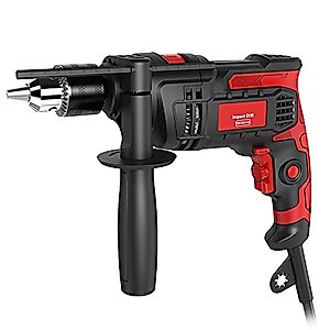 Hammer Drill 850W Impact Drill 1/2-Inch 7 Amp Corded Drill with Variable Speed 0-3000RPM, Hammer and Drill 2 Functions in 1 for Steel, Concrete, Drilling Wood, Plastic Drilling