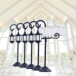 BESTOYARD 18 Pcs Wedding Seat Holder Wedding Place Holder Wedding Seat Decor Place Holder Lamp Desktop Decorate