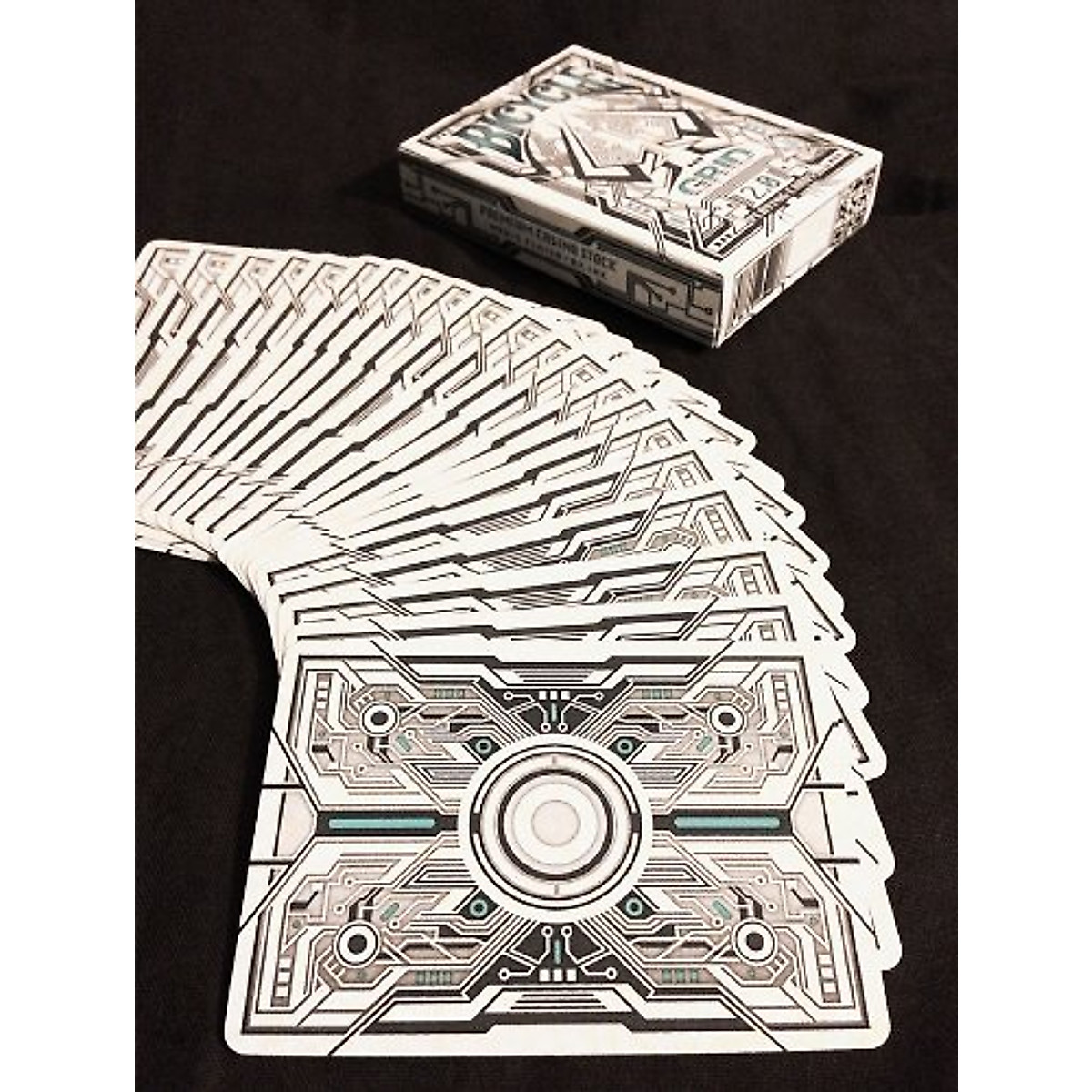 Bicycle Grid 2 Blue Playing Cards Poker Deck