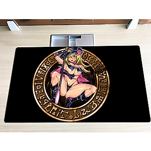 New Mlikemat Playmat Magi Magi Magician Gal TCG CCG Trading Card Game Mat without Zones + Free Bag (ZD039-436-K- no zones)