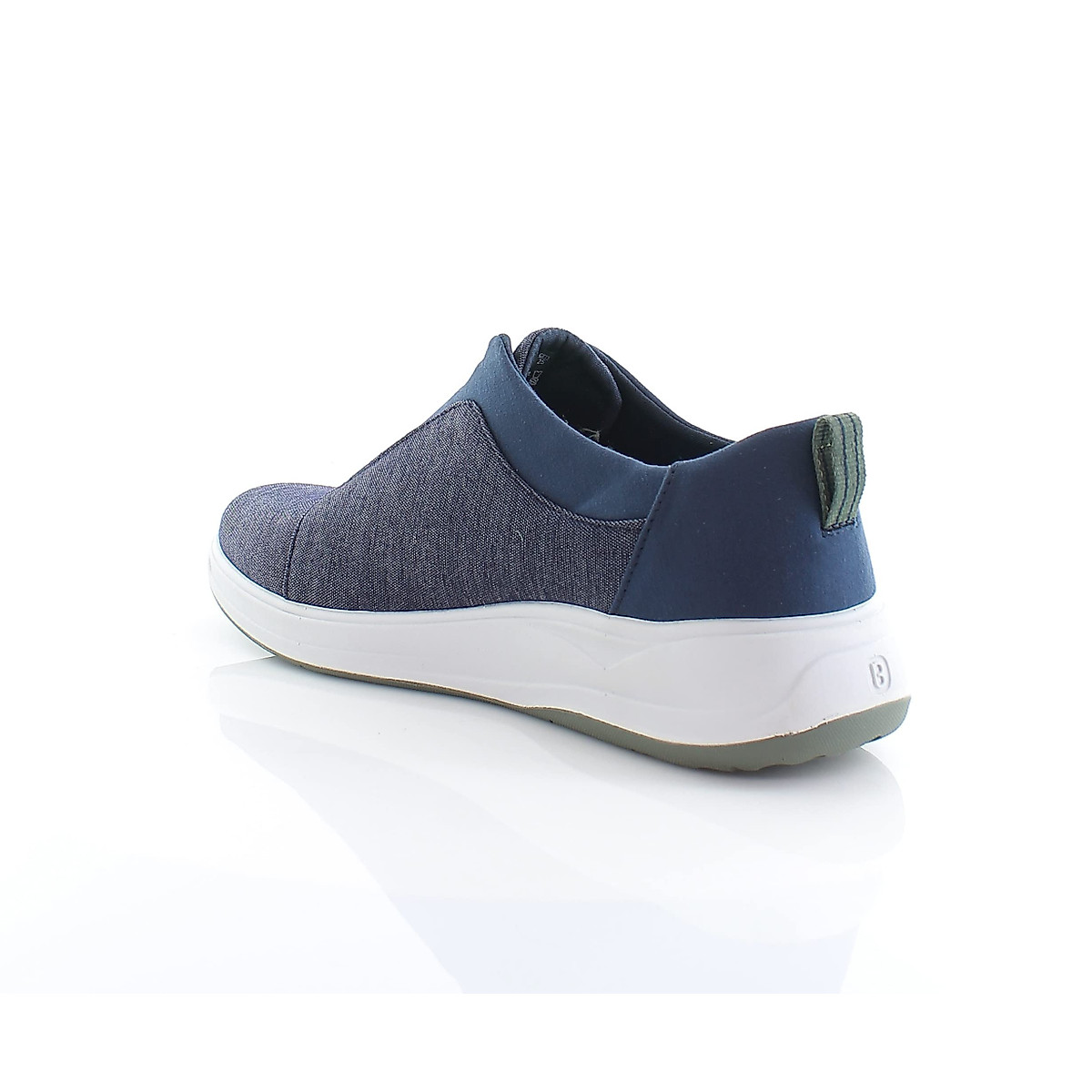 BZees Women's Take It Easy Sneaker, Navy Blazer Shimmer, 8