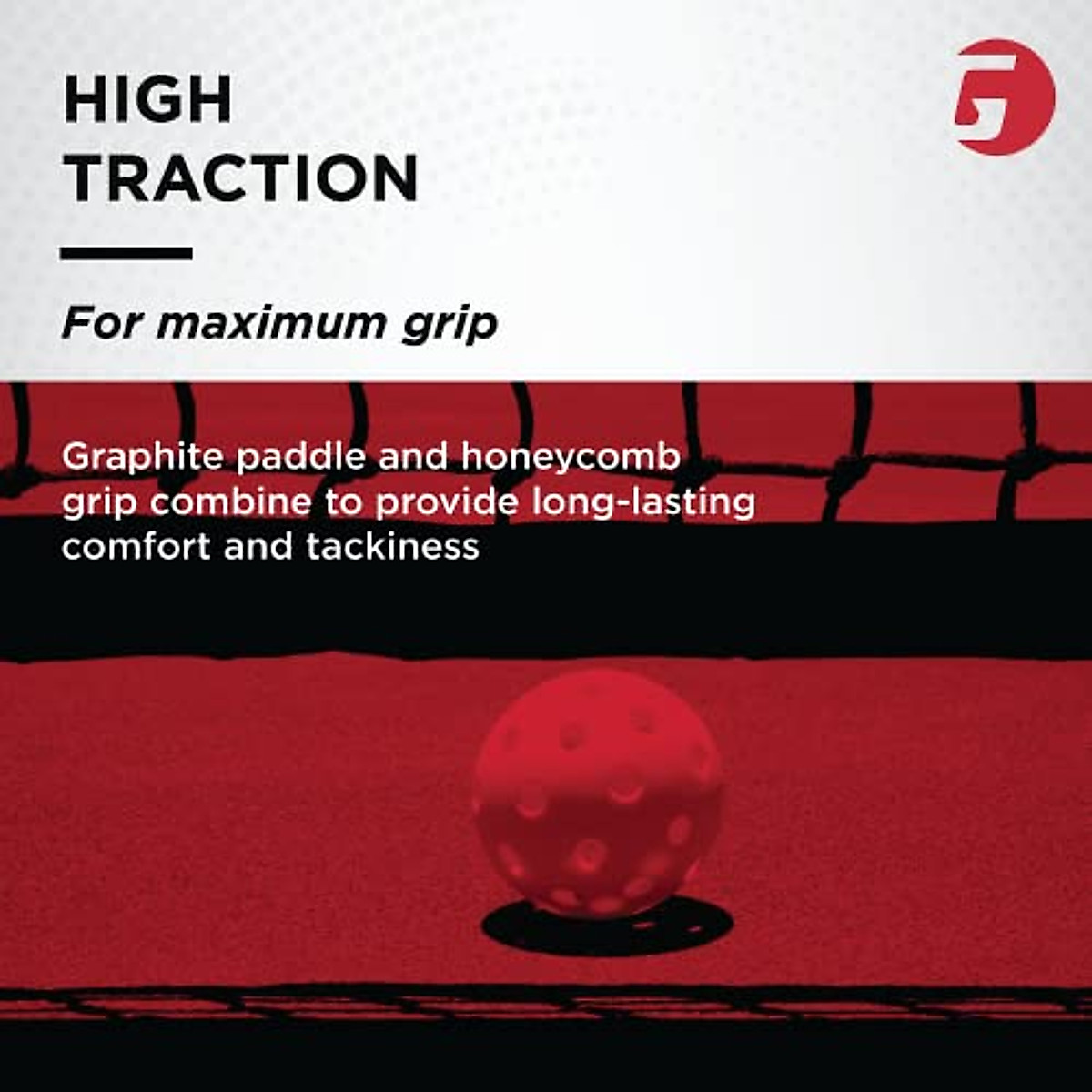 GAMMA RZR Composite Pickleball Paddle: Pickle Ball Paddles for Indoor & Outdoor Play - USAPA Approved Racquet for Adults & Kids - Pink/Blue