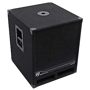 Rockville RBG15S 1600w Active Powered PA Subwoofer w/DSP + Limiter Pro/DJ, 15 inch, Black