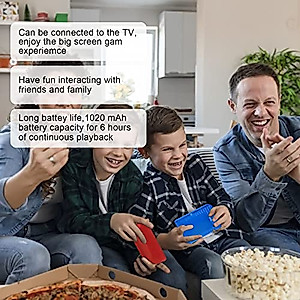 Handheld Game for Children, Portable Retro Video Game with 500 Classic FC Games 2.8-Inch Color Screen, Retro Mini Game, Support TV Connection & Two Players