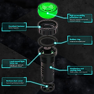 V TELESKY 5 Pcs 12V 22mm Green Indicator Light with Buzzer LDE Flash Buzzer Alarm for Electrical Control Panel, HVAC, DIY Projects