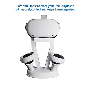 AttainNa is suitable for oculus quest 2 controller desktop support hanger storage rack shelf (white)