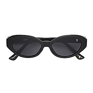 Frye Ruby Women's Oval Sunglasses, Black, 53mm