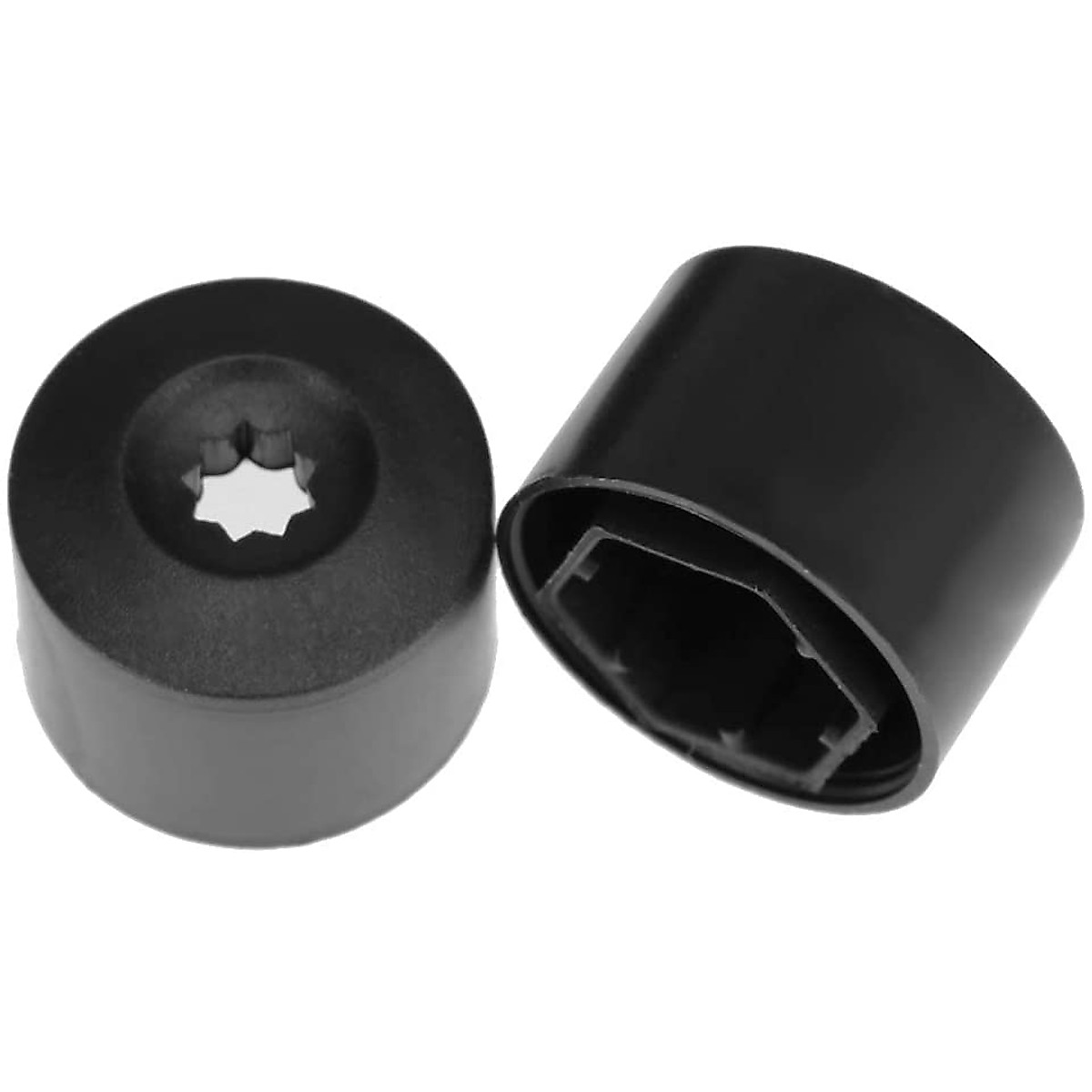 Saihisday Set of 20 Wheel Bolt Lug Nut Cover Cap with Removal Tool Dismantle Replacement for Wheel 1K0 601 173
