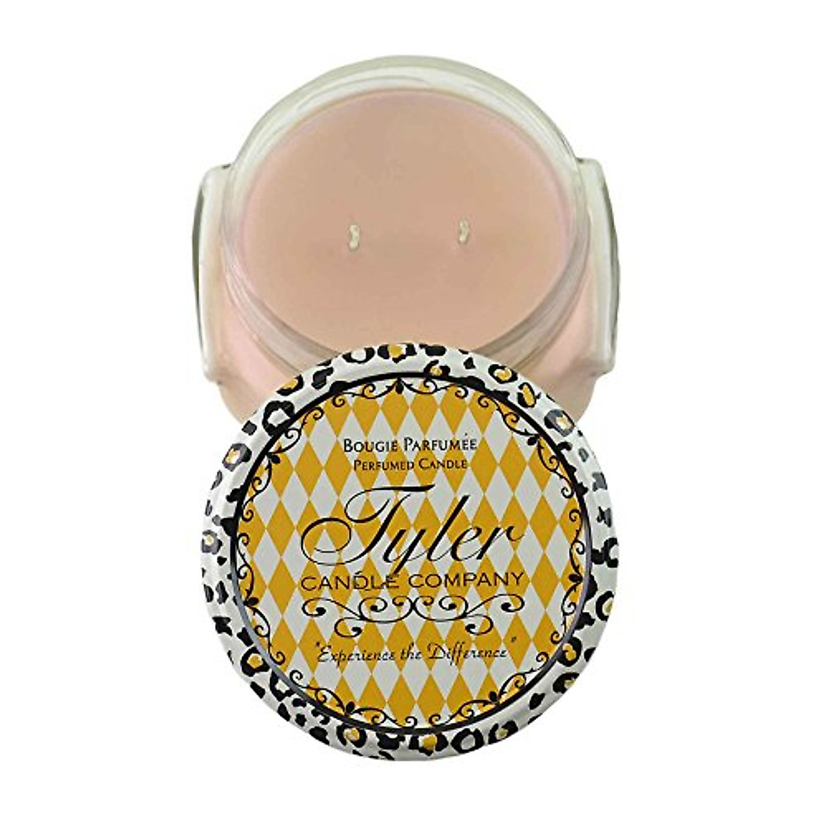 Tyler Glass Jar Candle – 22 Oz Long Burning Scented Candle – Mediterranean Fig Fragrance