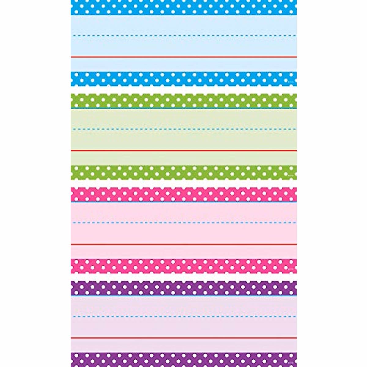 Teacher Created Resources Bright Colors Polka Dots Word Strips