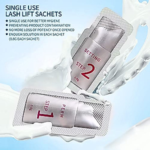Fast Perm Lash Lift Kit Eyelash Perm Kit Perm&Setting Lotion (Quantity: 2×5 Packs)