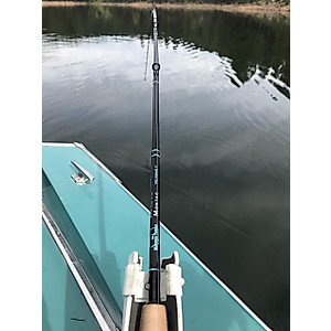 Montana Tackle 7' 6" Light Action Kokanee Salmon Downrigger Rod: “PRO KOKANEE III